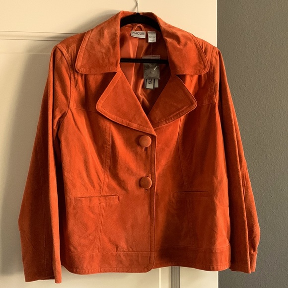 Jackets & Coats | Burnt Orange Suede Jacket | Poshmark